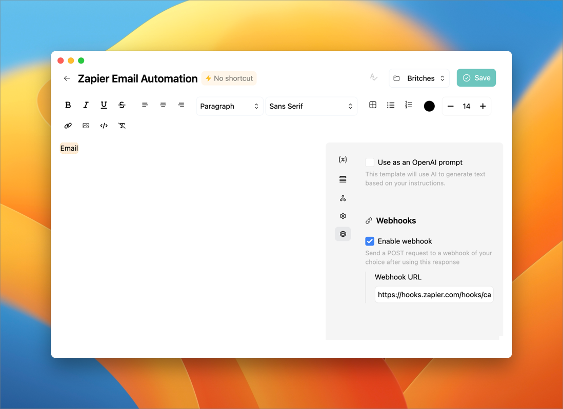 How I automated Zapier with keyboard shortcuts